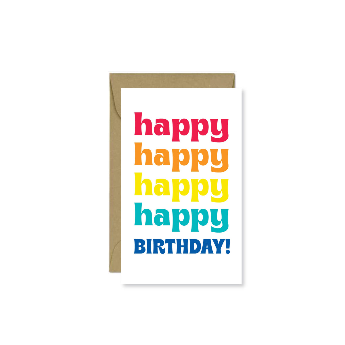 Happy Birthday Mini Card – WaskaVillage